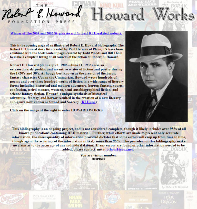 REH Foundation – Robert E. Howard Foundation
